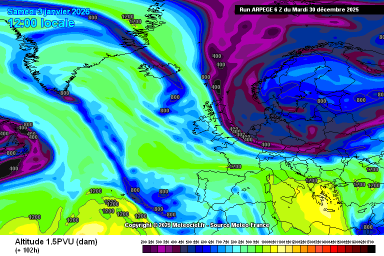 Du 29 décembre 2025 au 04 janvier 2026 - Prévisions météo semaine 01 ...